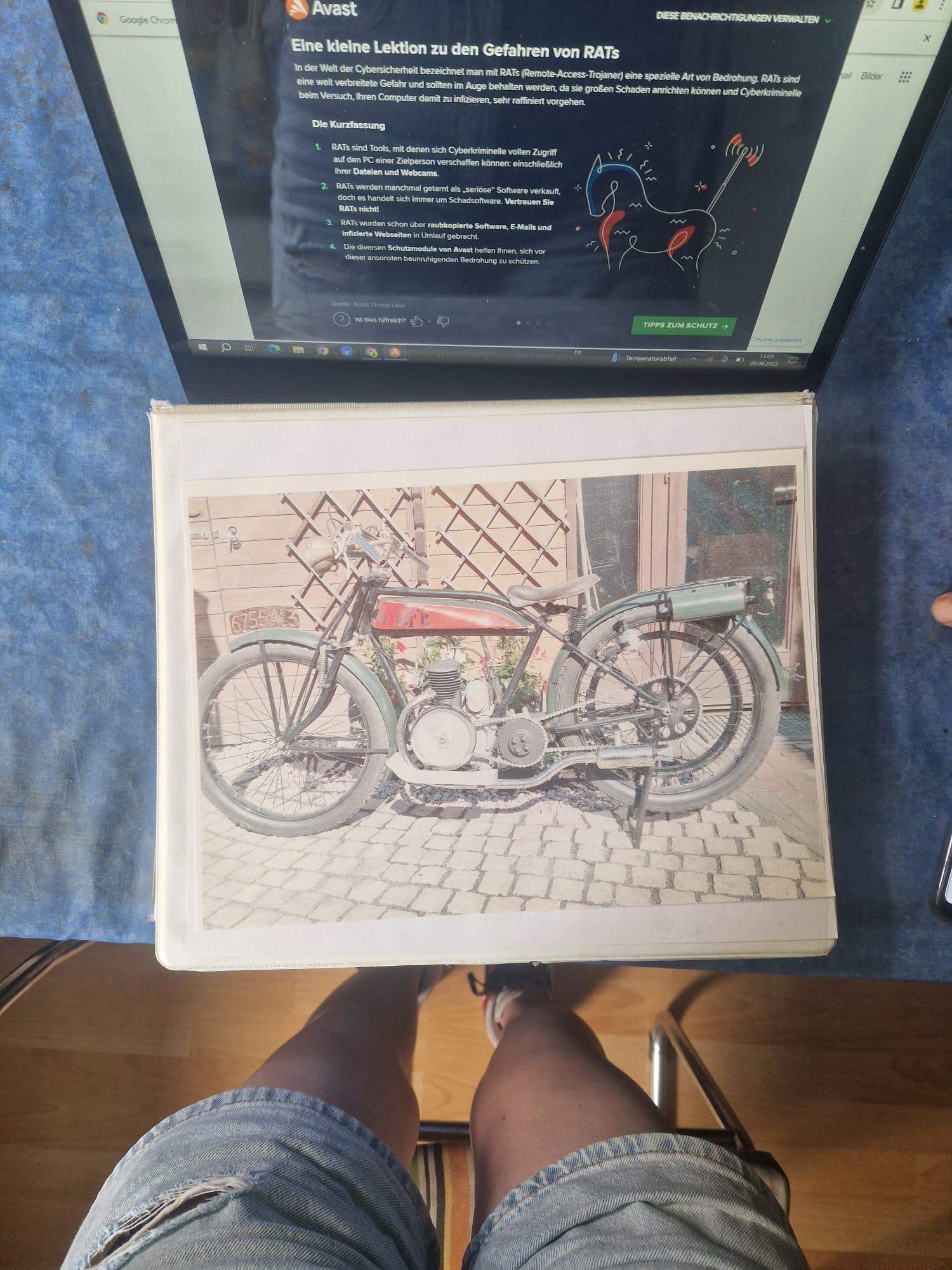 Welche Rahmennummer hat das Motorrad? (Oldtimer)