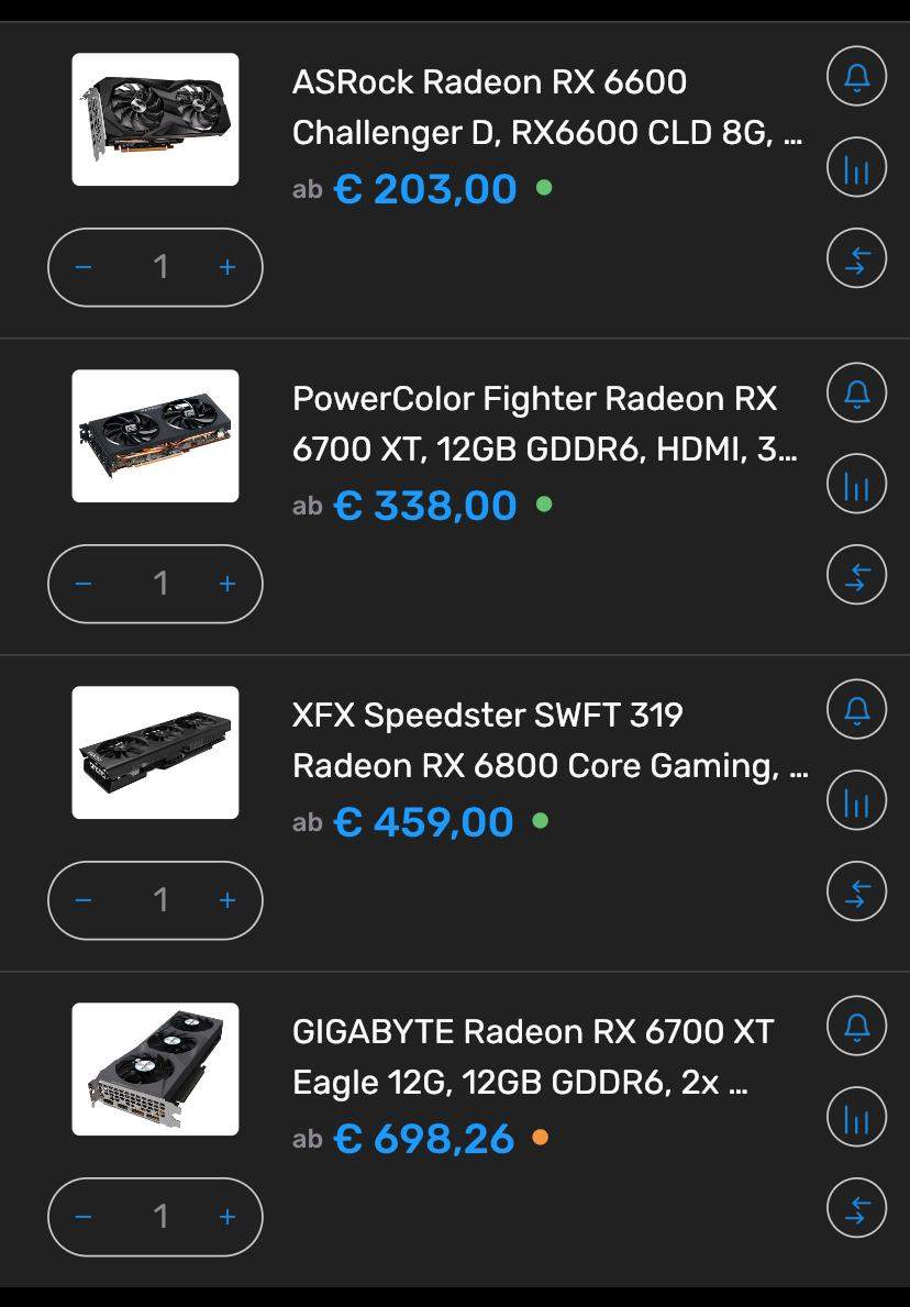 Welche von den Grafikkarten ist am besten Preis/Leistung? (Computer, Technik, PC)