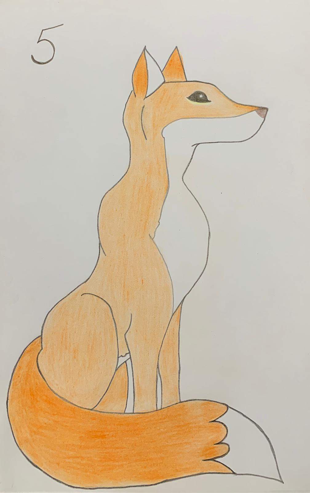 Welche Zeichnung eines Fuchses ist schöner? (Tiere, Kunst, Natur)