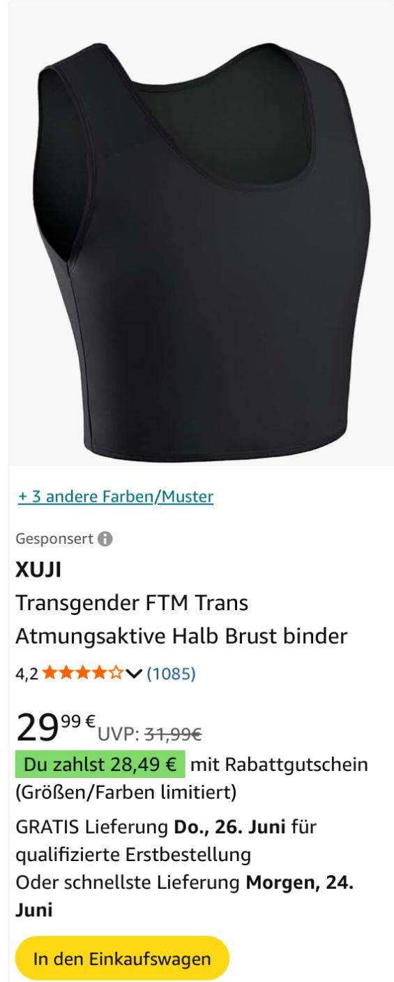 Welcher Binder (Trans)? (LGBT+, Transgender, Gender)