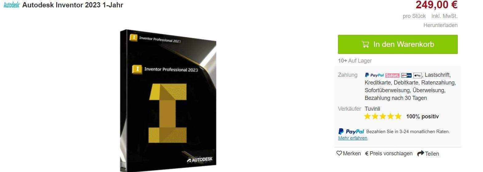 Welches Autodesk Inventor? (Lizenz, CAD-Programm)