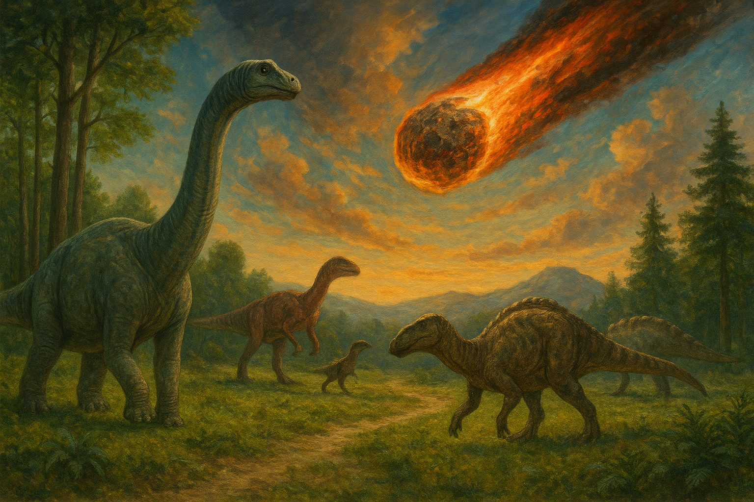 Wenn wieder ein Asteroid auf die Erde knallt der so groß ist wie der Dino-Asteroid. Wie lange im ...