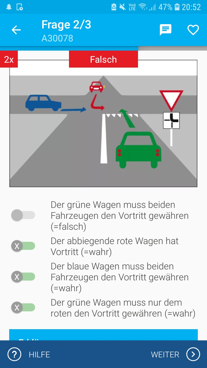 Wer hat hier Vortritt? (Computer, Auto, Allgemeinwissen) Wer hat hier Vortritt? (Computer, Auto, Allgemeinwissen)