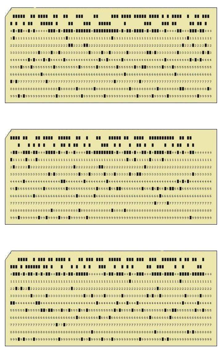 Wer kann Lochkarten lesen? (Computer, Technik, Spiele und Gaming)