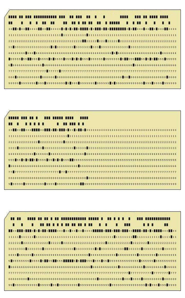 Wer kann Lochkarten lesen? (Computer, Technik, Spiele und Gaming)