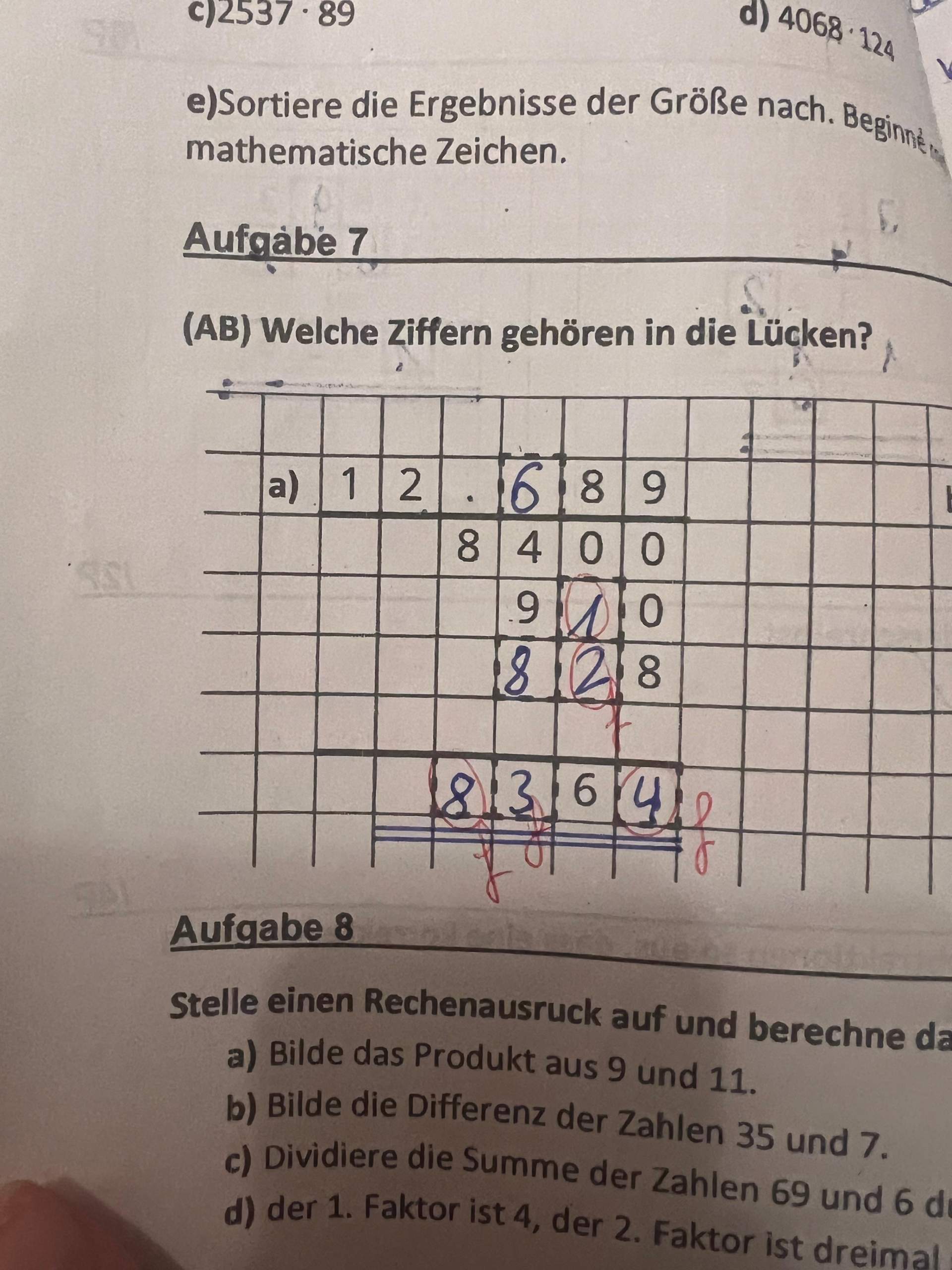 Wer kann uns diese Matheaufgabe erklären? (rechnen, Mathematiker ...