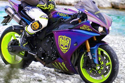 Wer weiß was das für ein Lack ist? (Motorrad, Farbe, lackieren)