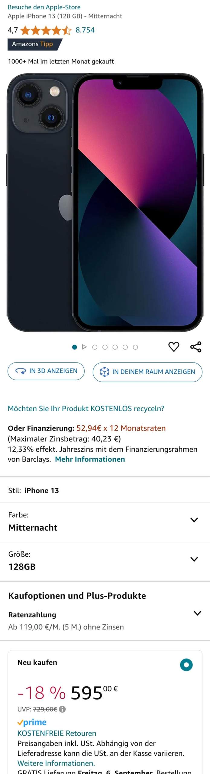 Werden iPhones nach release eines neuen günstiger? (Apple, iPhone, Amazon)