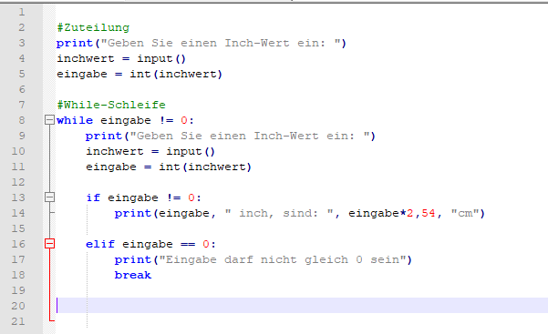 While Schleife in Python? (Computer, Technik, Programmieren)