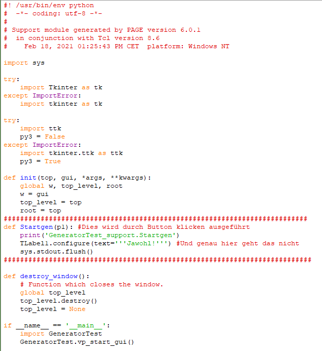Wie ändert man die Label Text unter Python durch Button klick ...