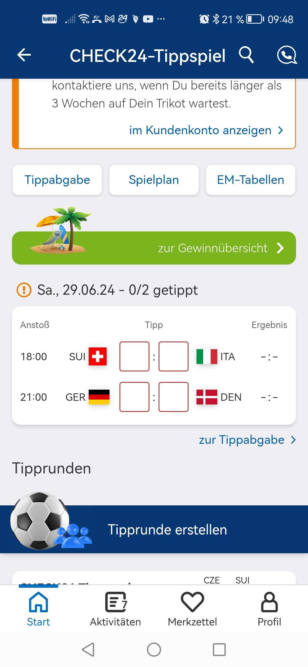 Wie auf Elfmeterschießen Ergebnis tippen bei check 24? (Sportwetten ...
