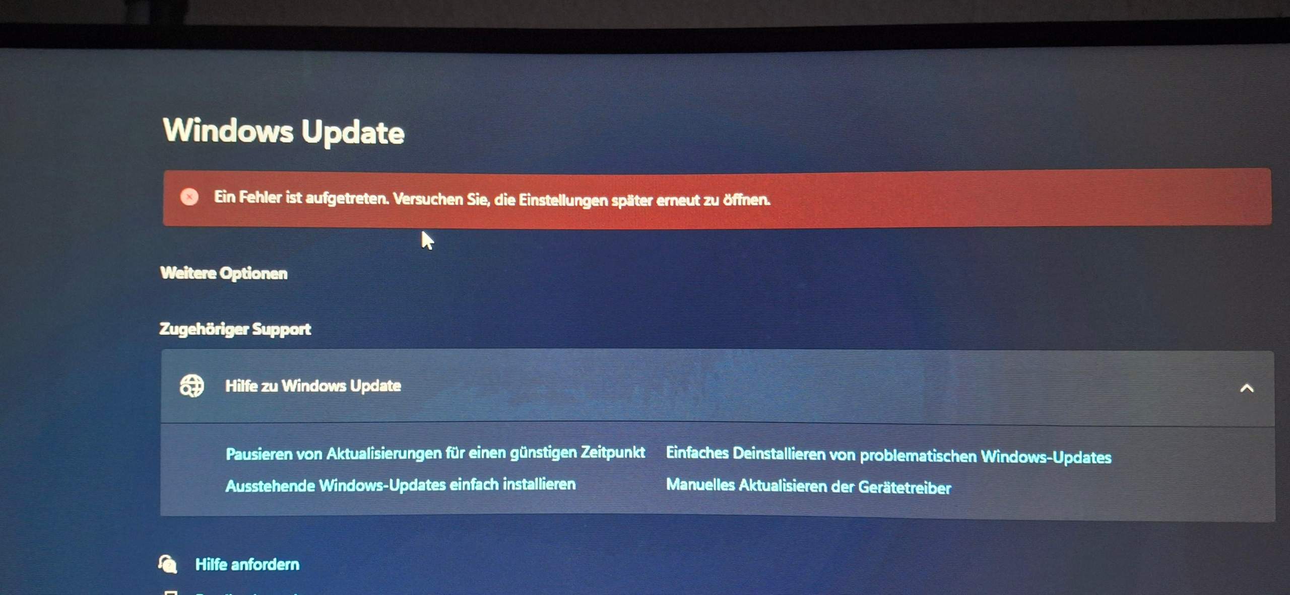 Wie behebe ich diesen windows fehler? (Windows 11)