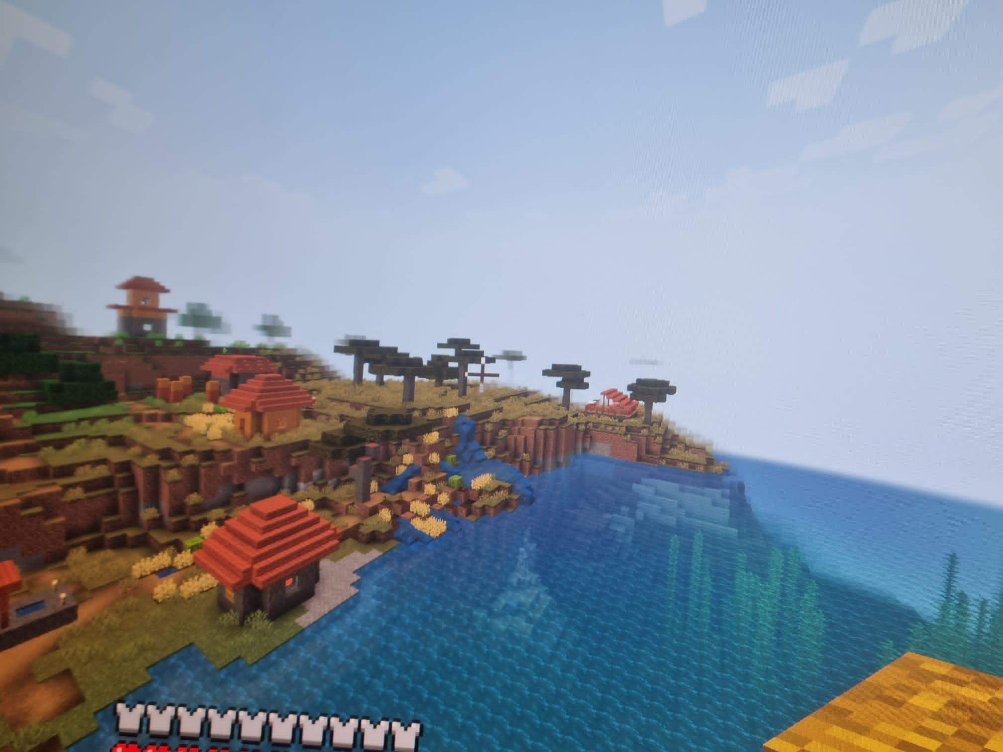 Wie bekomme ich den "Nebel" weg? (PC, Minecraft, Java)