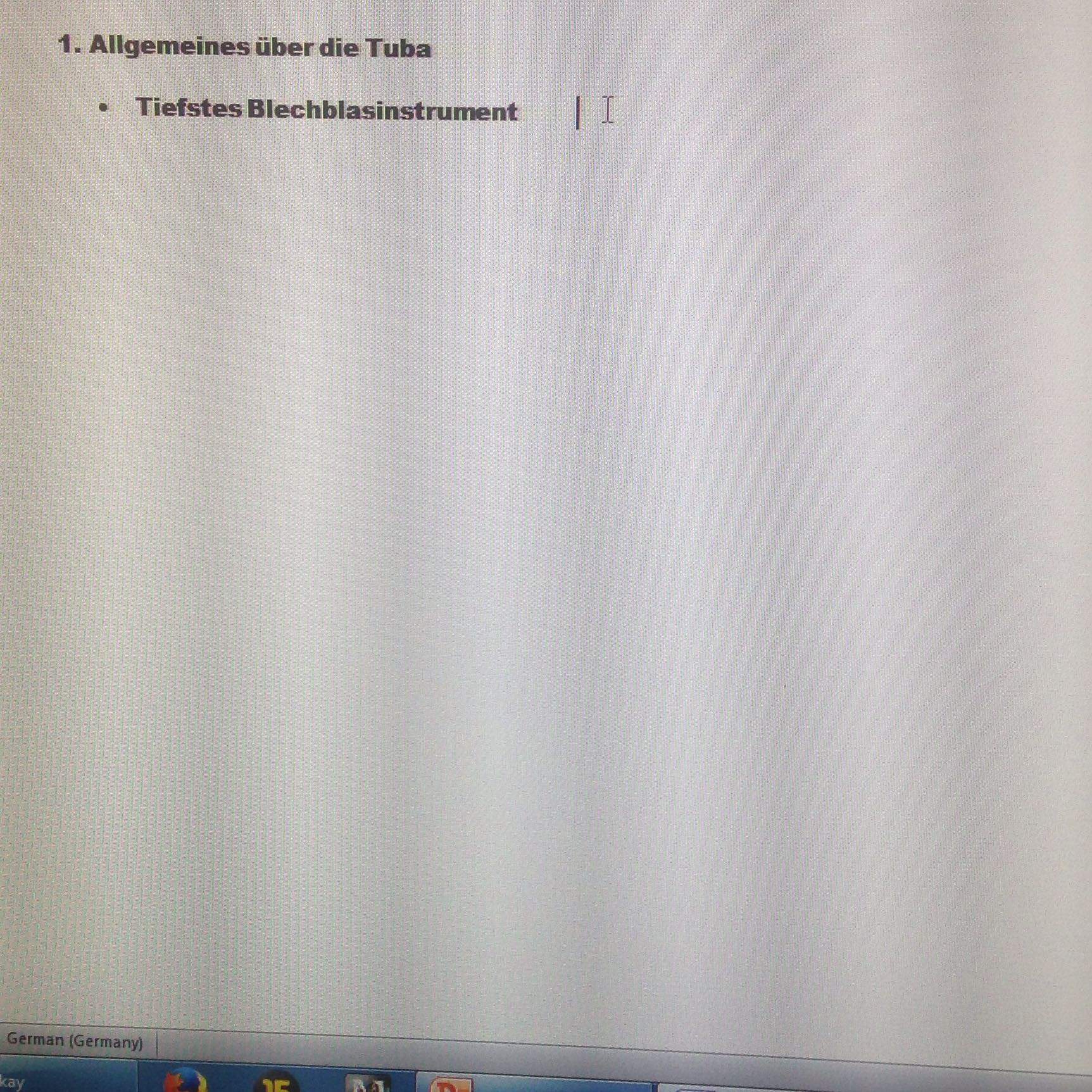 Wie bekomme ich diesen Stichpunkt *Punkt* dort hin? (Microsoft Word ...