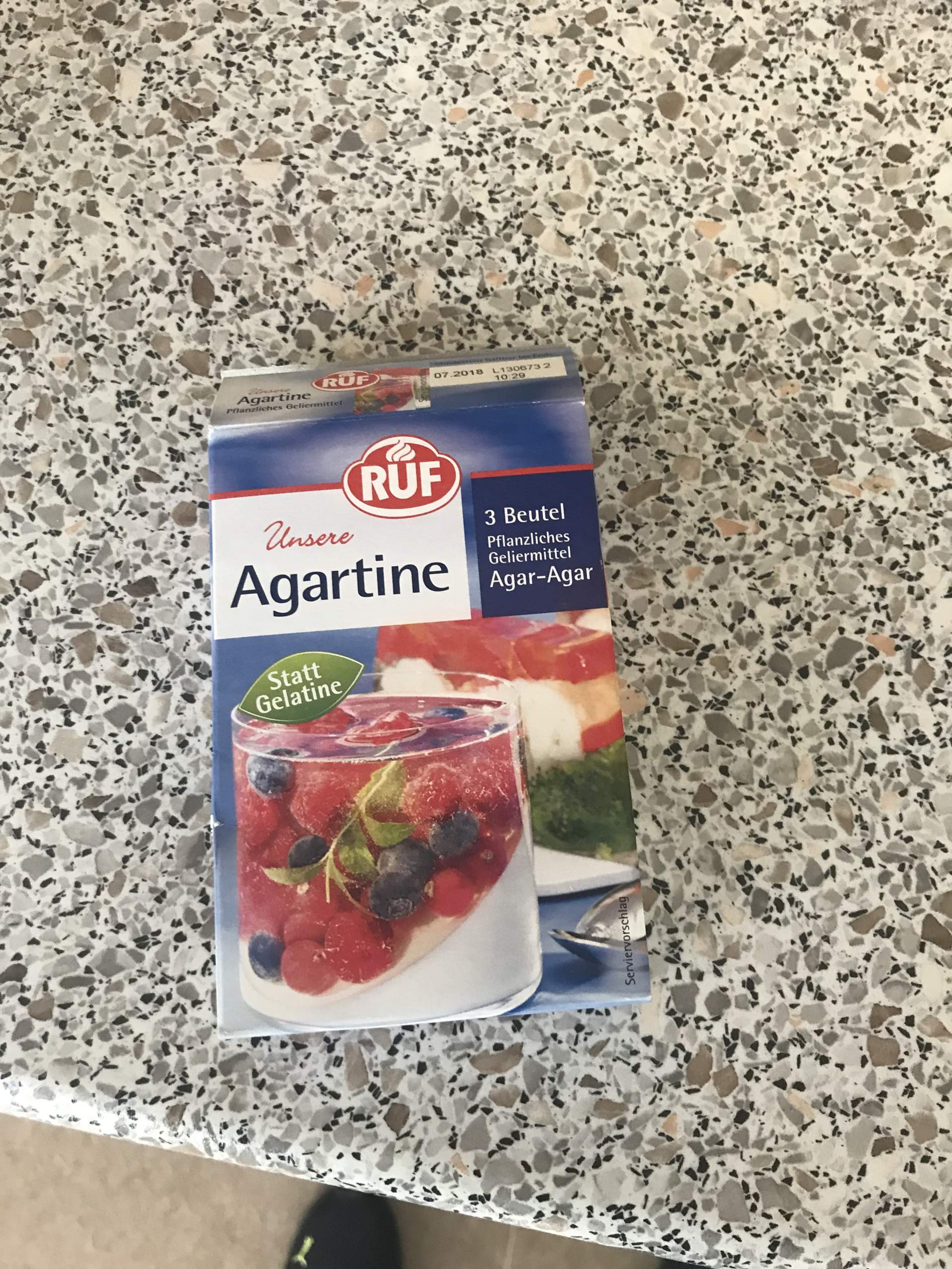 Wie benutzt man Agar agar (Agantine)? (Schule, Kochen und Backen, neu)