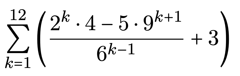 Wie berechne ich etwas mittels geometrischer Summenformel? (Mathematik ...