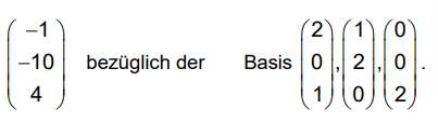Wie bestimme ich die Koordinaten des Vektors? (Schule, Mathematik, Vektoren)