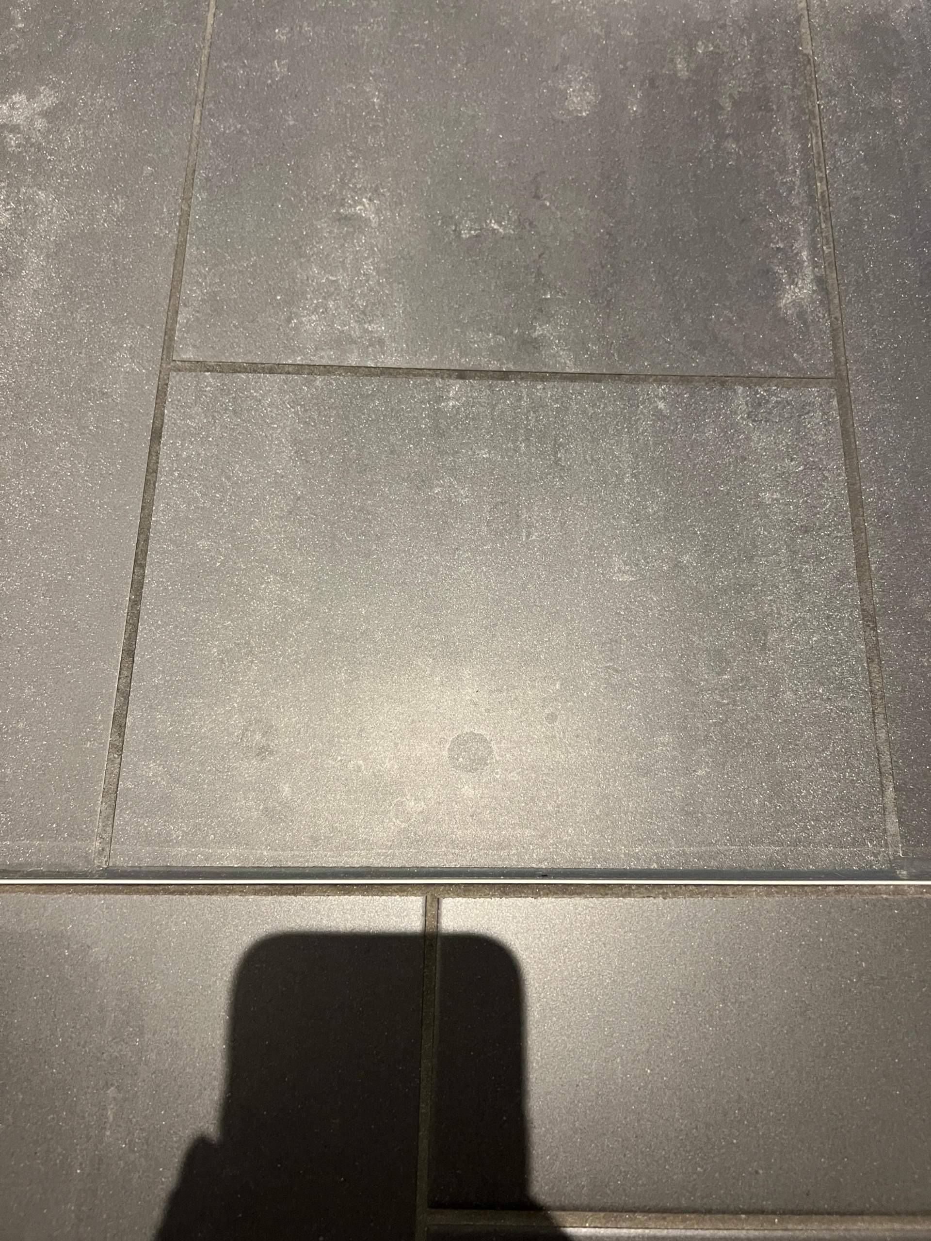 Wie bringe ich diesen dunklen Plattenboden sauber? (Reinigung)
