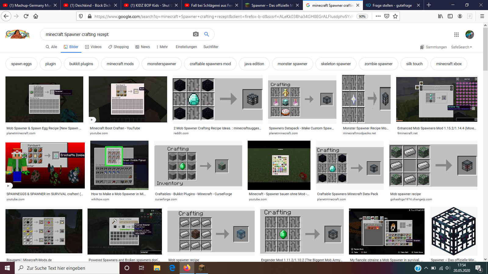 Wie craftet man in Minecraft ein Spawner?