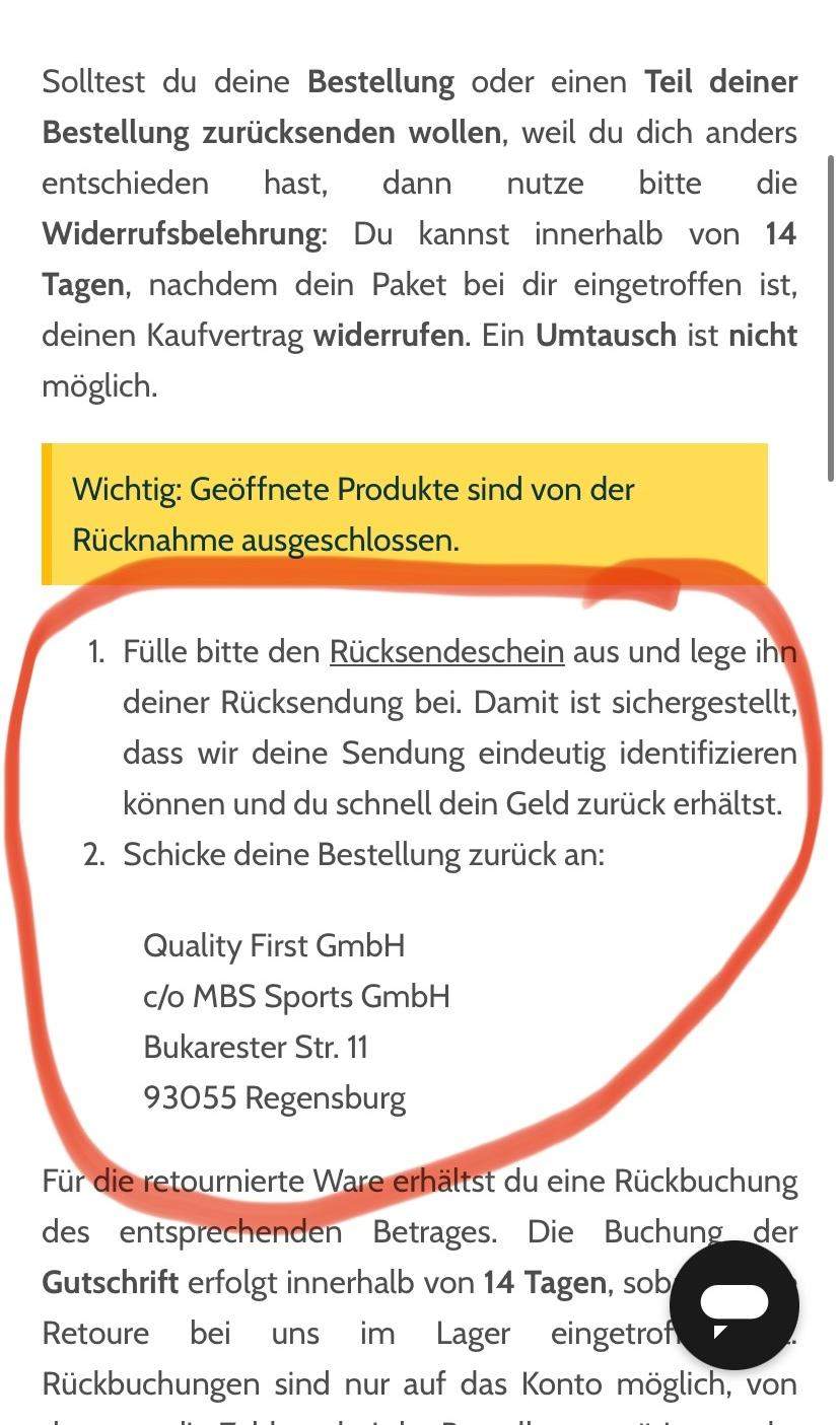 Wie eine Retoure zurückschicken? (Post, DHL, Klarna)