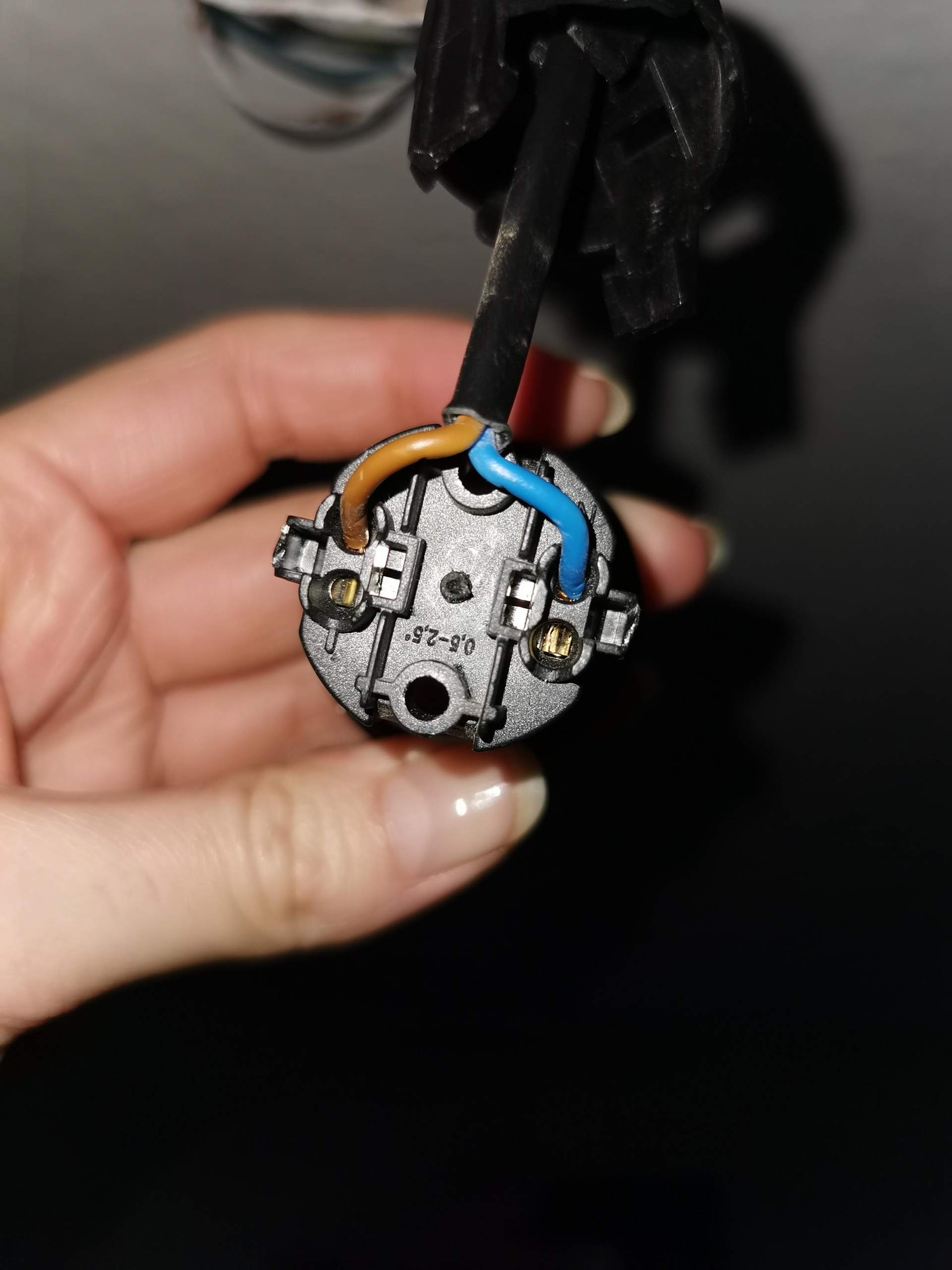 Wie entferne ich die Kabel aus folgender Lampenfassung? (Lampe, Fassung)