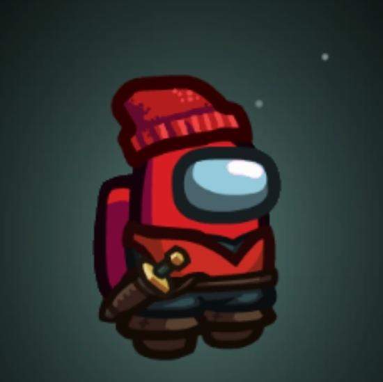 Wie findest du Skin Nummer 25 in rot? (Among Us)