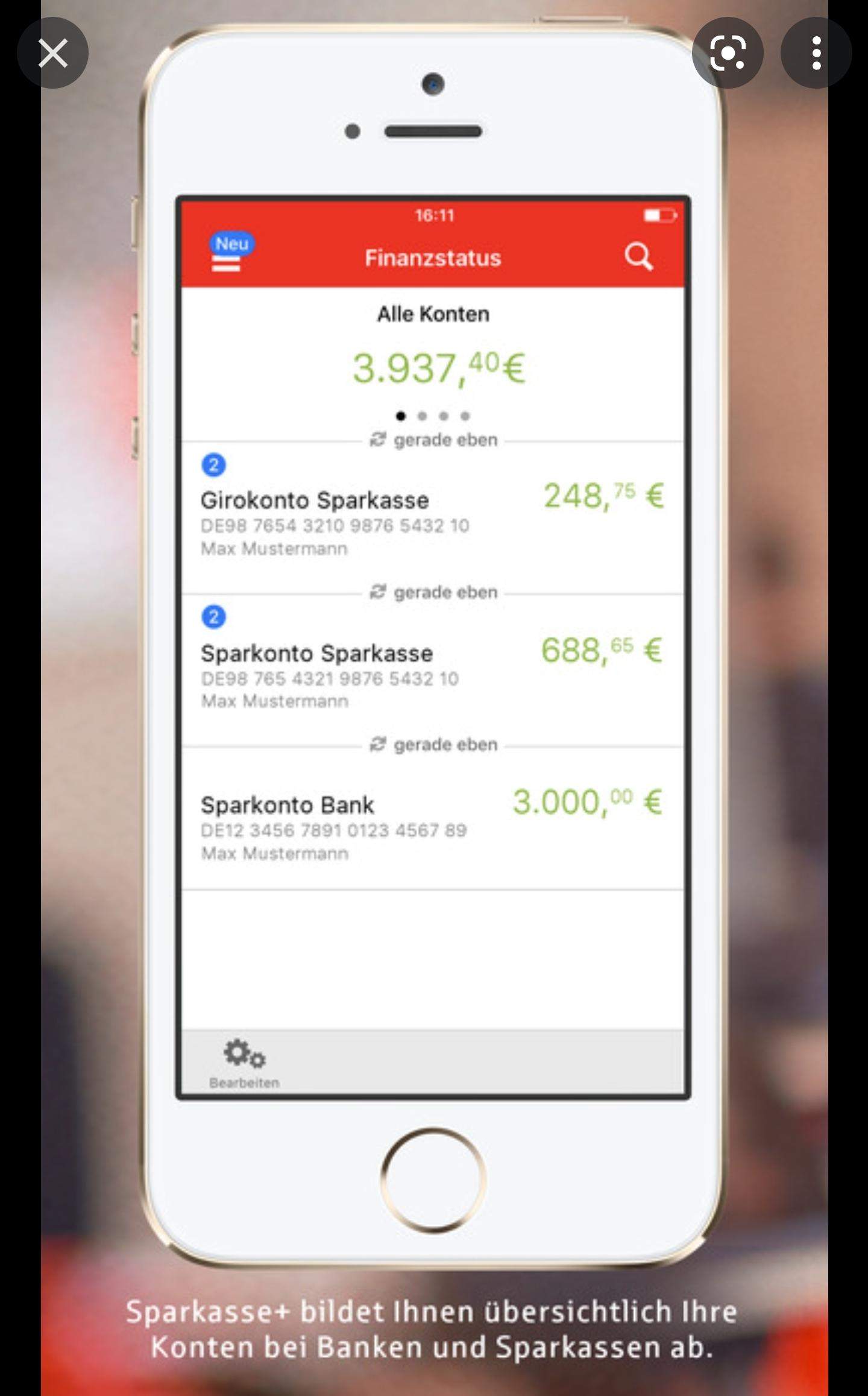 Wie findet ihr das neue Sparkassenapp design? (Technik, Geld, Umfrage)