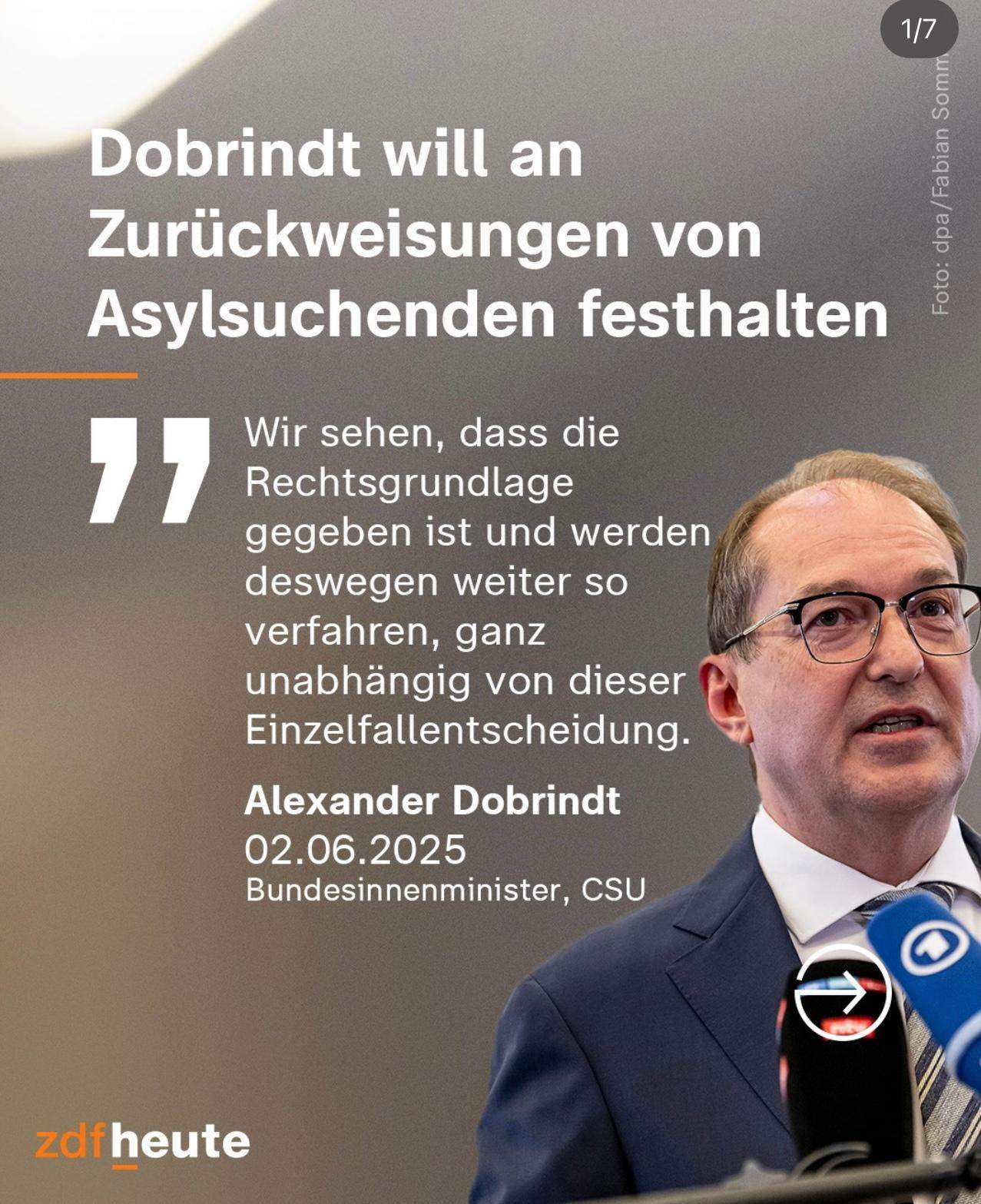 Wie findet ihr, dass der Innenminister trotz des Gerichtsurteil von ...
