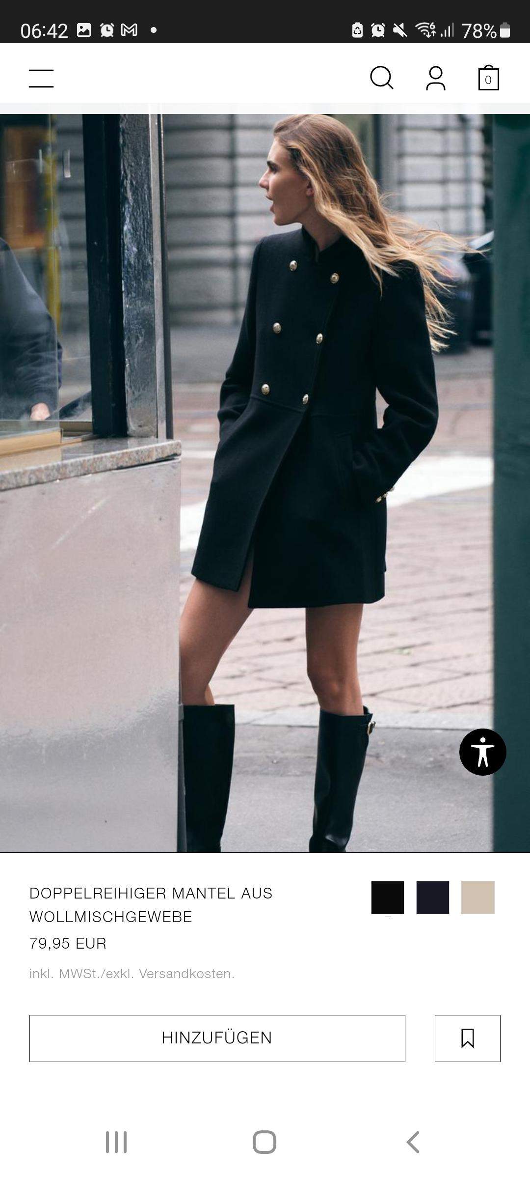 Wie findet ihr den schwarzen Mantel von Zara? (Mädchen, Frauen, Jungs)