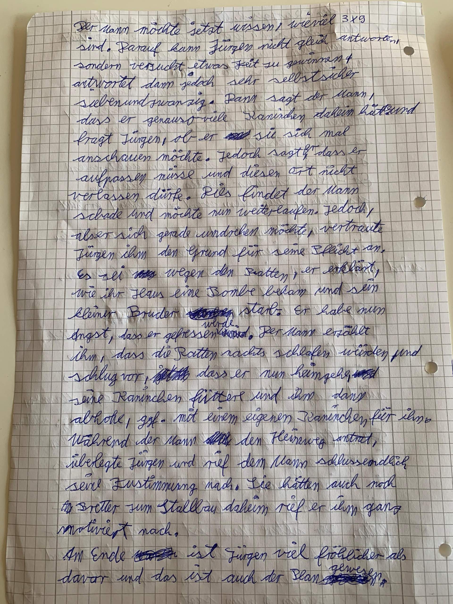 Wie findet ihr die Inhaltsangabe? (Schule, Deutsch, Kurzgeschichte)