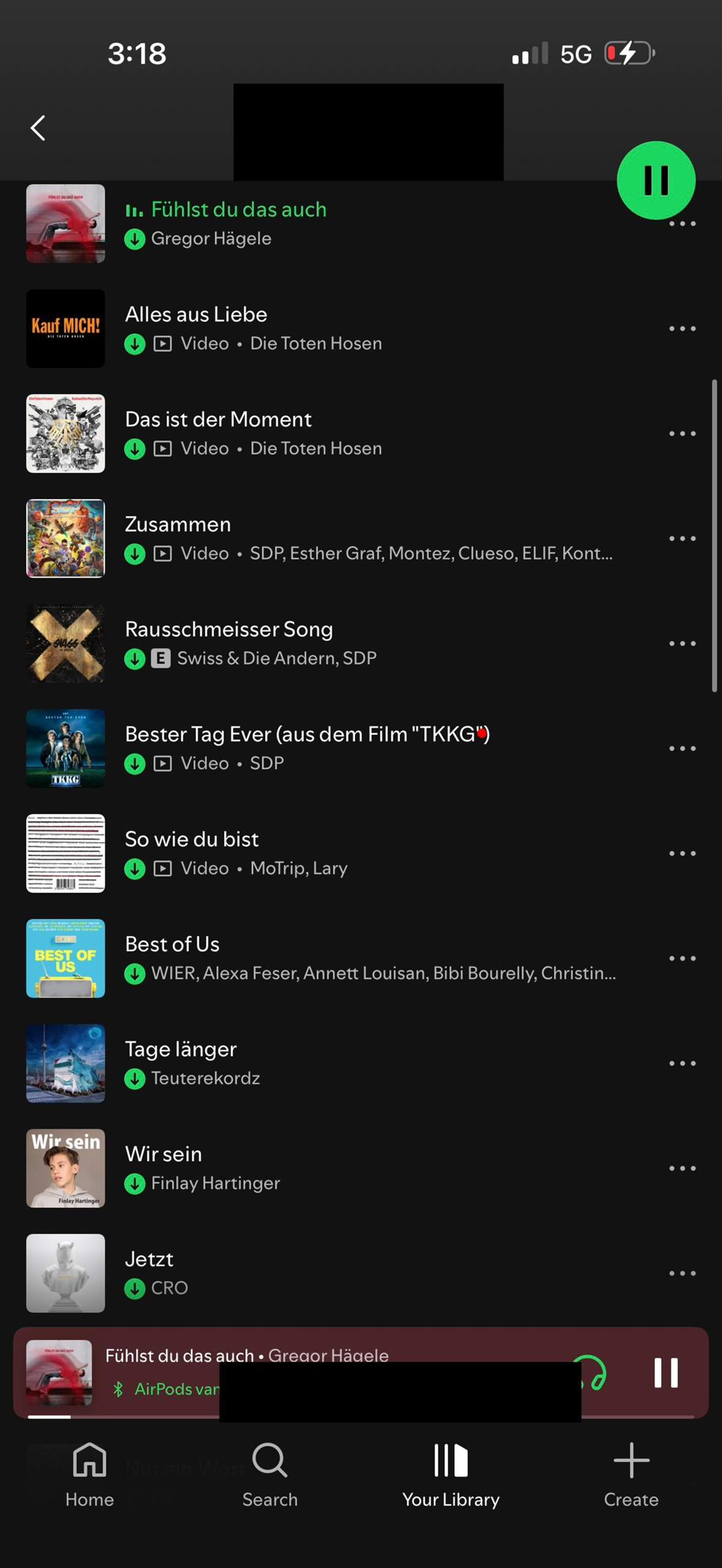 Wie findet ihr diese wundervolle (den Teil den man sieht) playlist ...