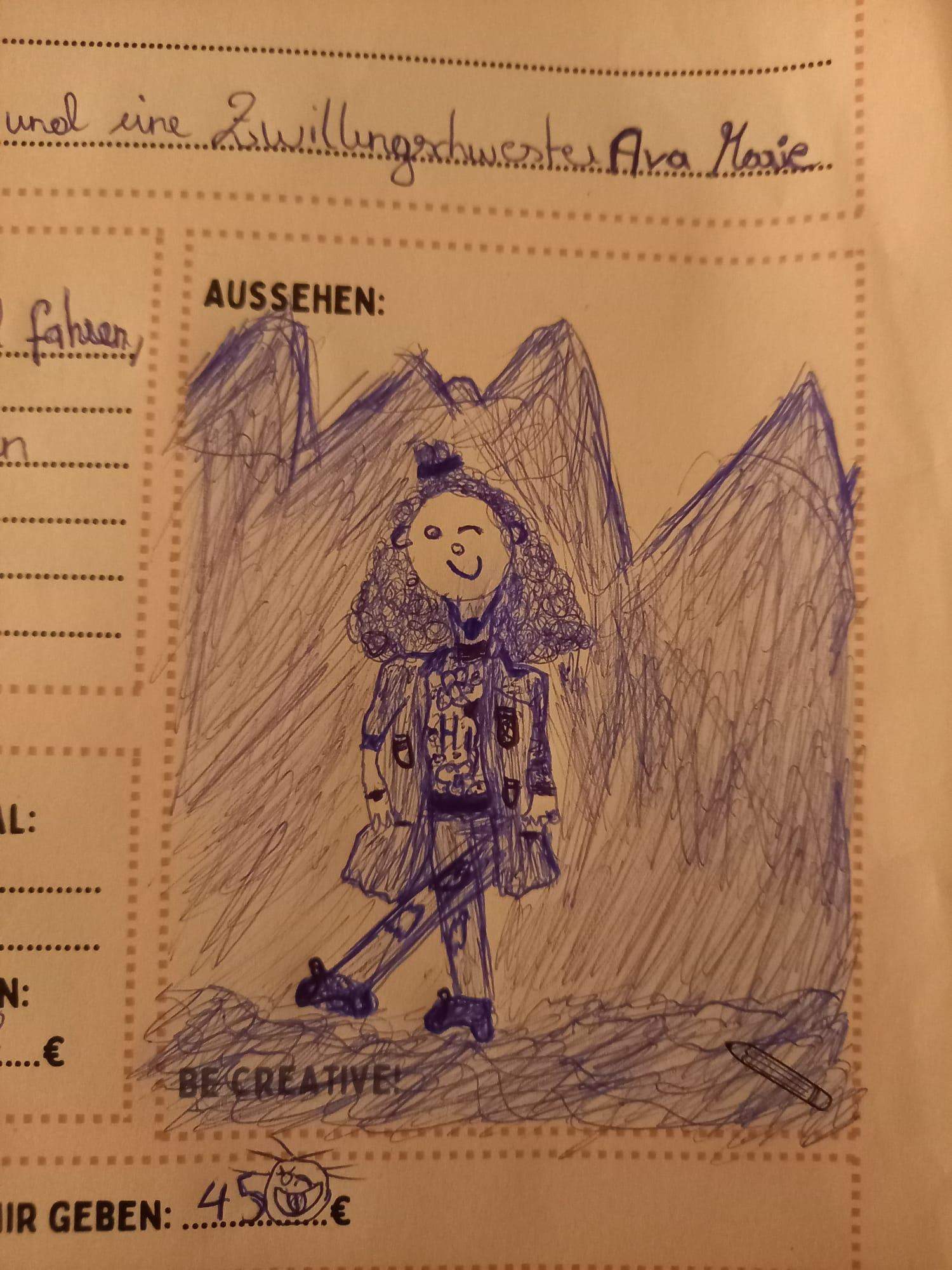 Wie findet ihr diese Zeichnung und wie Alt würdet ihr die Person ...