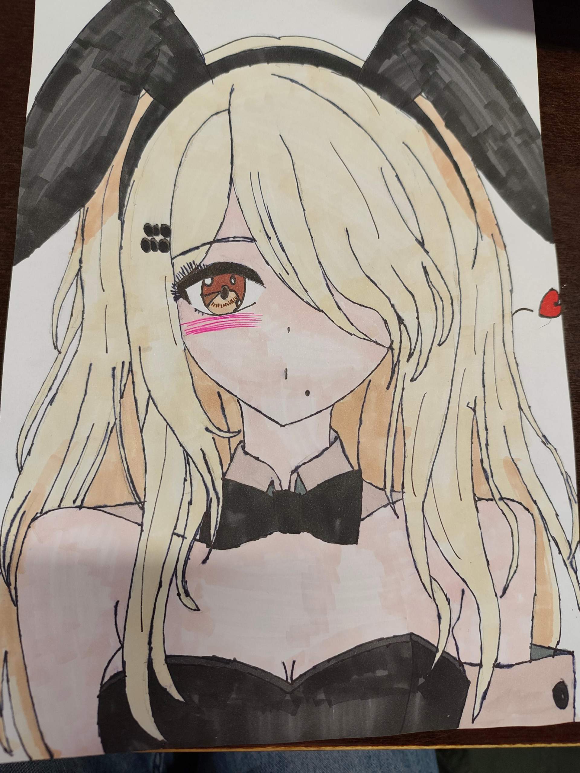 Wie findet ihr meine "Anime Bunny Girl" zeichnung? (Film, Serie, Manga)