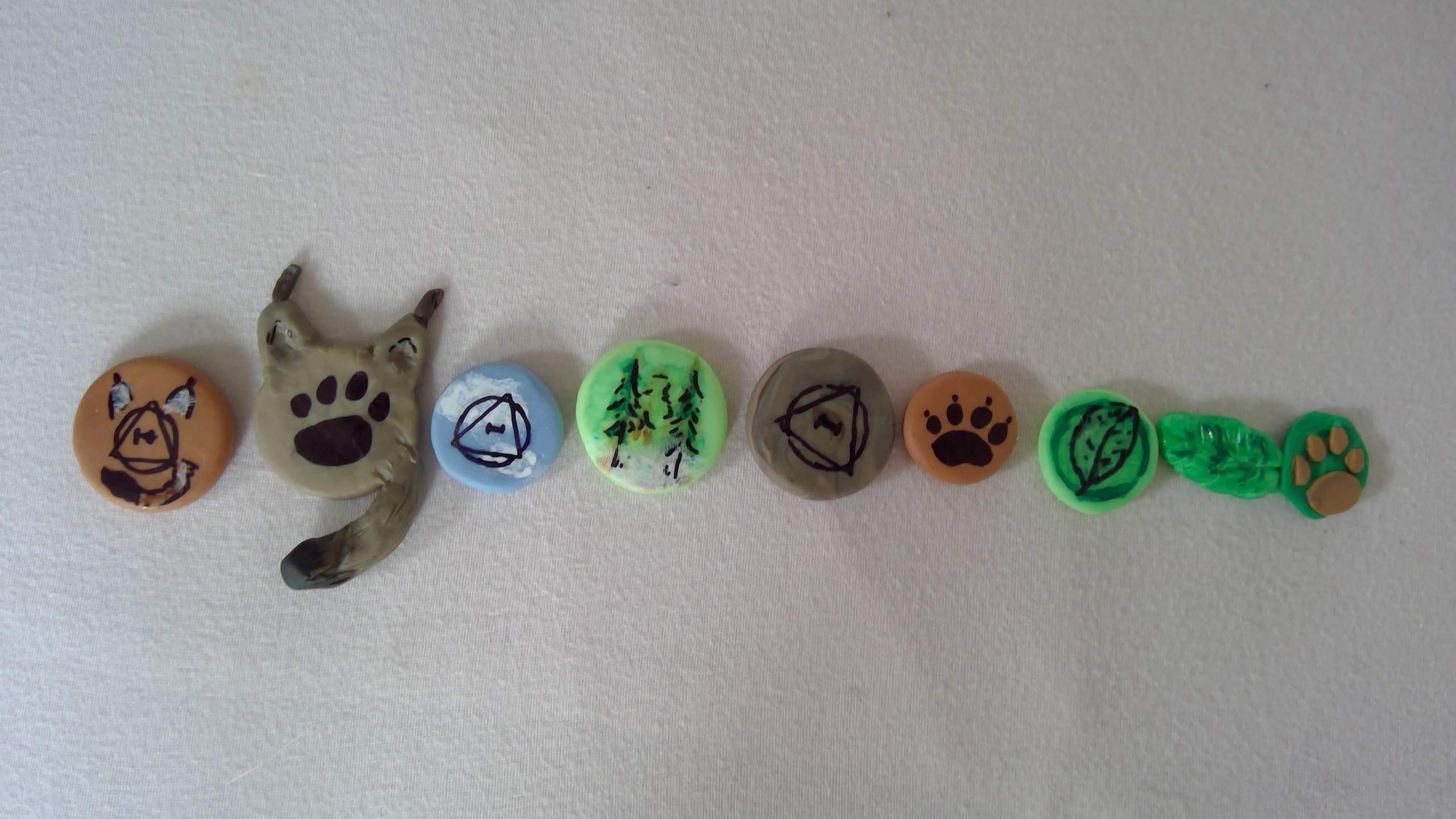 Wie findet ihr meine therian buttons? (Spiritualität, Therianthropie, gear)