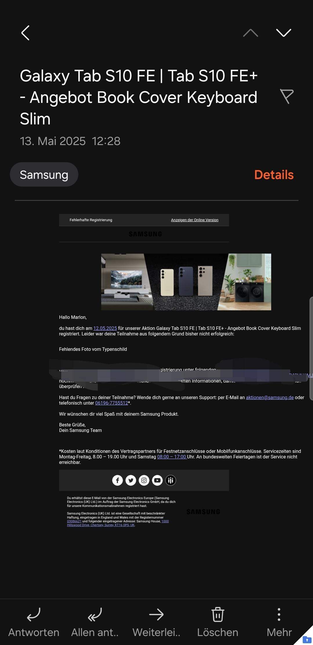 Wie findet man das Typenschild? (Samsung, Samsung Galaxy)