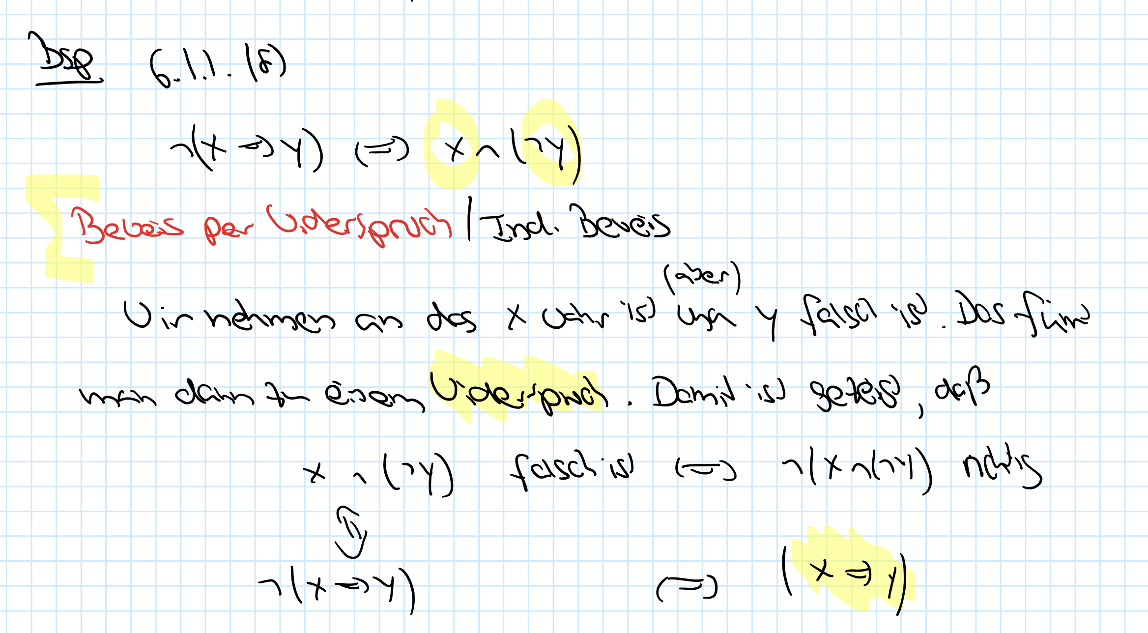 Wie funktioniert der Widerspruchs Beweis hier? (Mathematiker, Terme ...