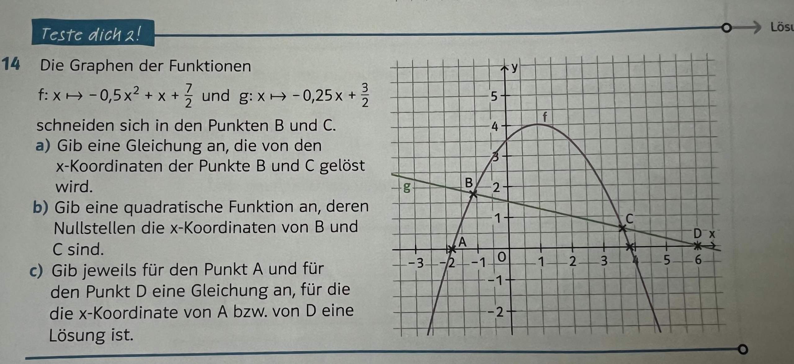 Wie funktioniert die Aufgabe b? (rechnen, Funktion, Mathematiker)