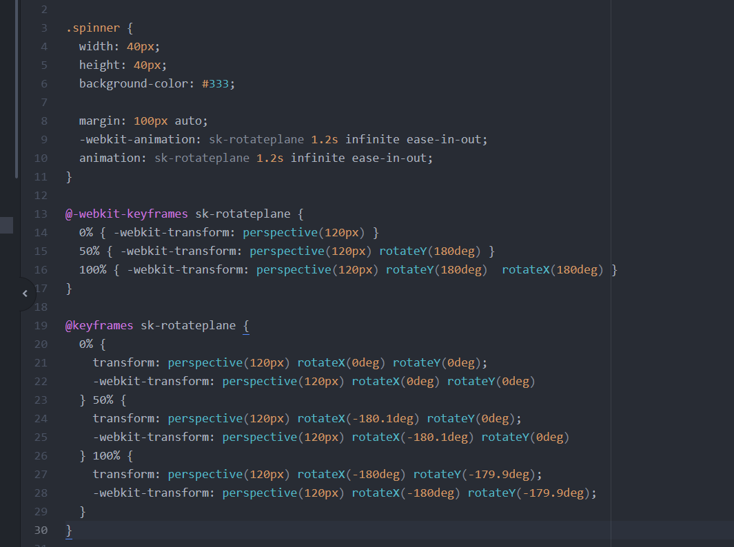 Wie funktioniert die Ladeanimation in html? (Computer, programmieren, CSS)