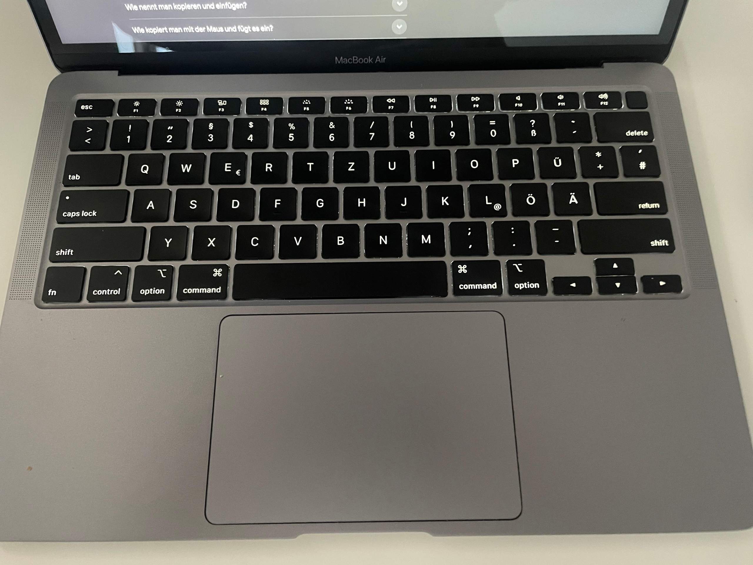 Wie funktioniert Mac Tastatur? (Technik, Apple, iPhone)
