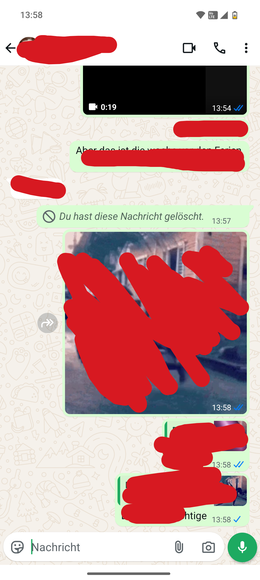 Whatsapp Nur 1 Haken