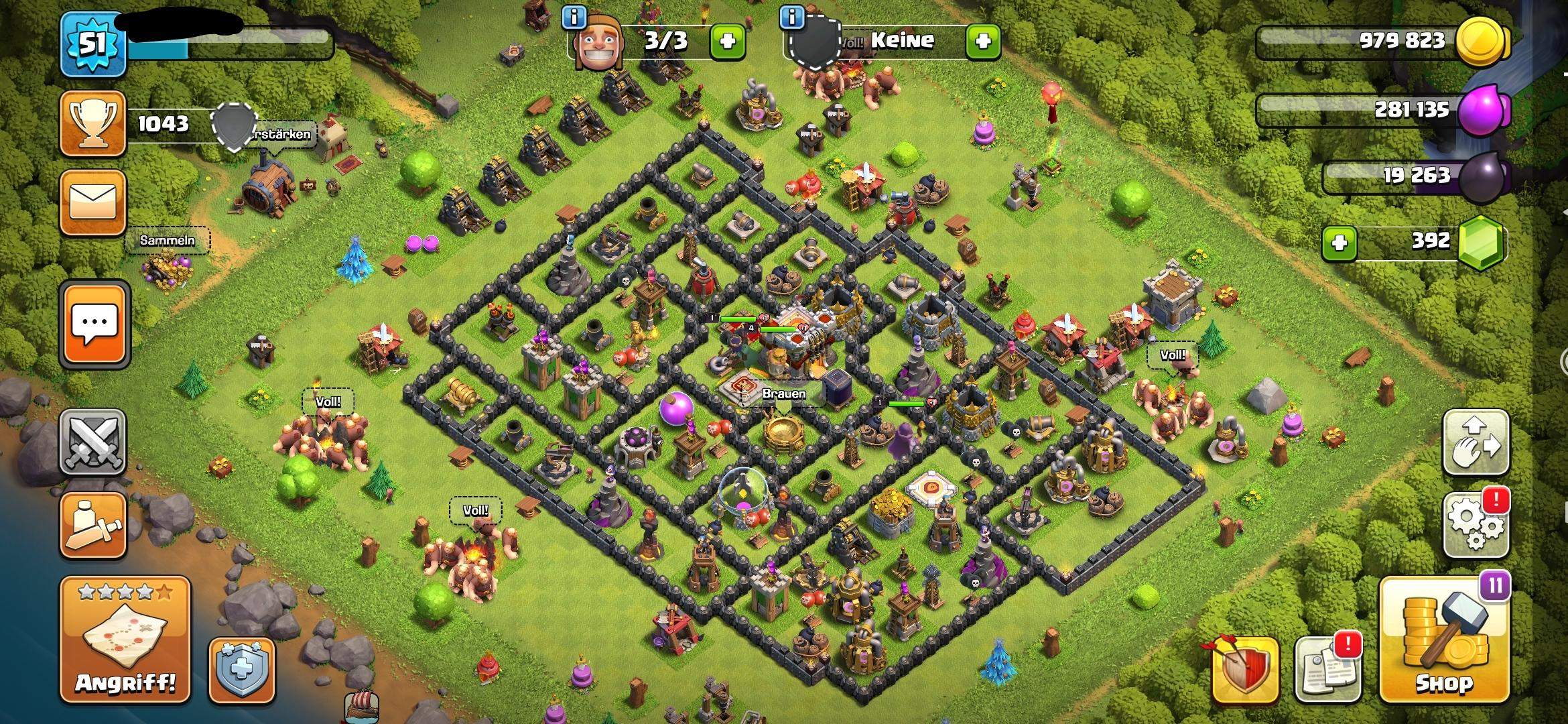 Wie gut ist meine Clash of Clans Base? (Handyspiele, Supercell)