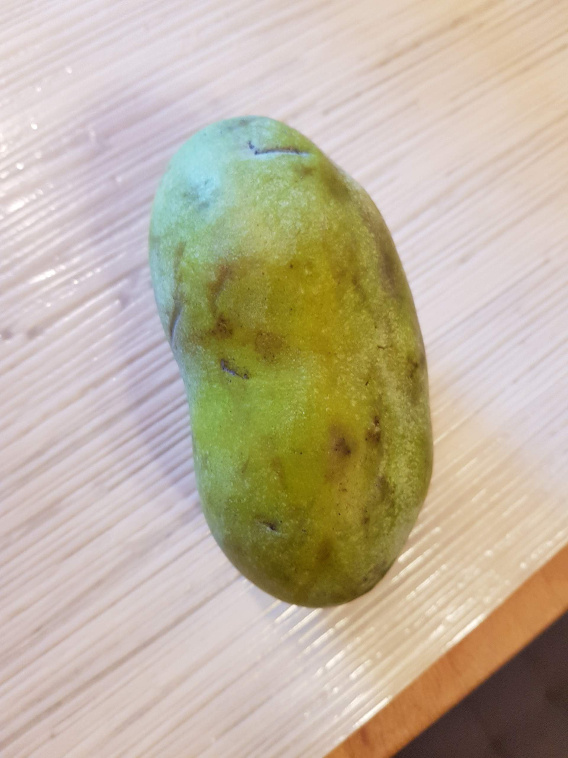 Wie heißt diese große grüne Frucht? (Obst, Früchte)