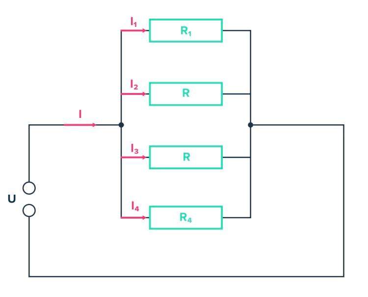 Wie ist die Spannung in einer Parallelschaltung nach einem Widerstand ...