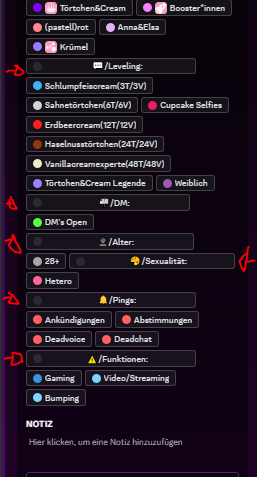Wie kann ich das auf Discord machen das zwischen den rollen so ein ...