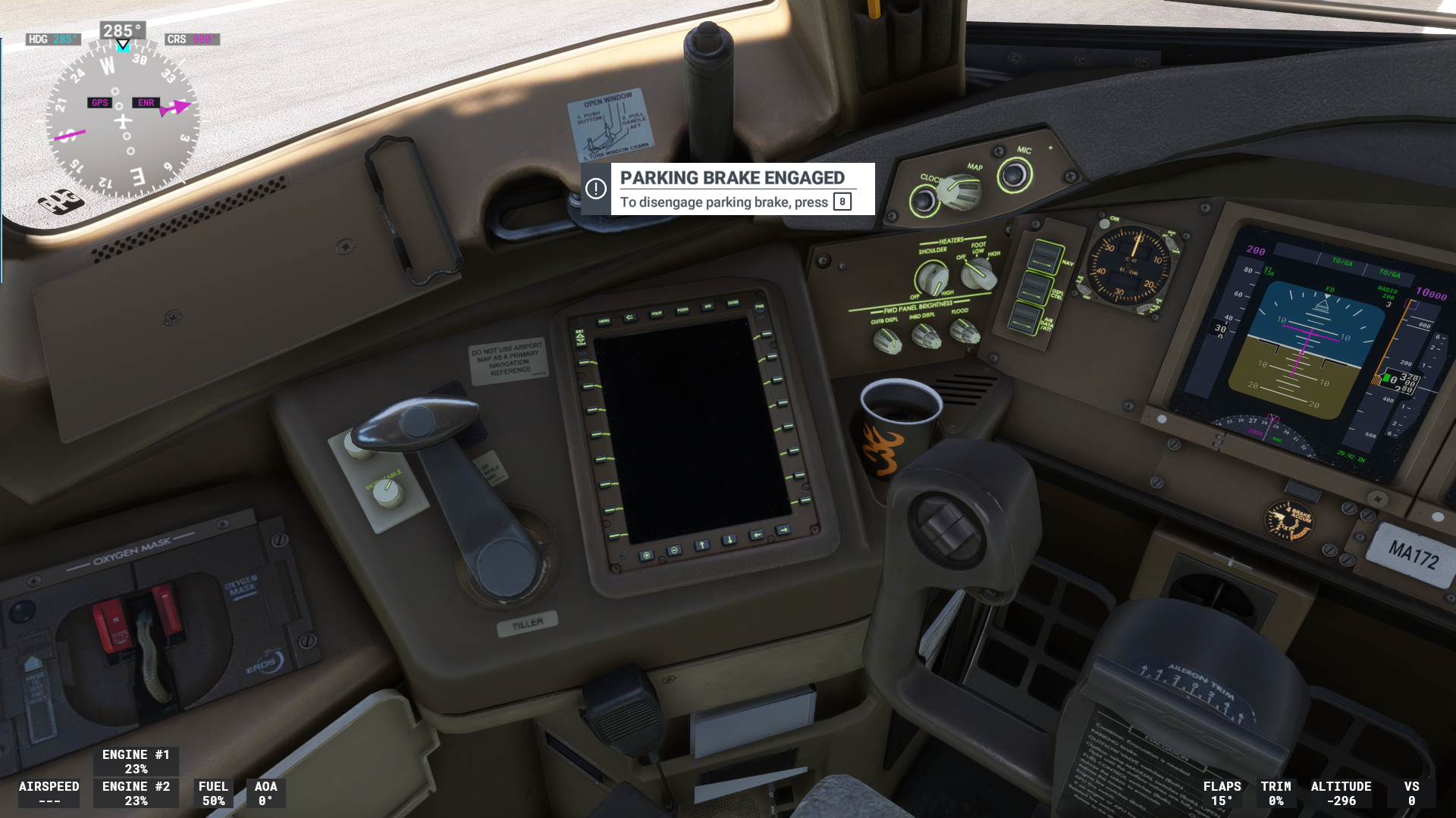 Wie kann ich das Tablet/Display in der 777-300ER Anschalten? (Microsoft ...