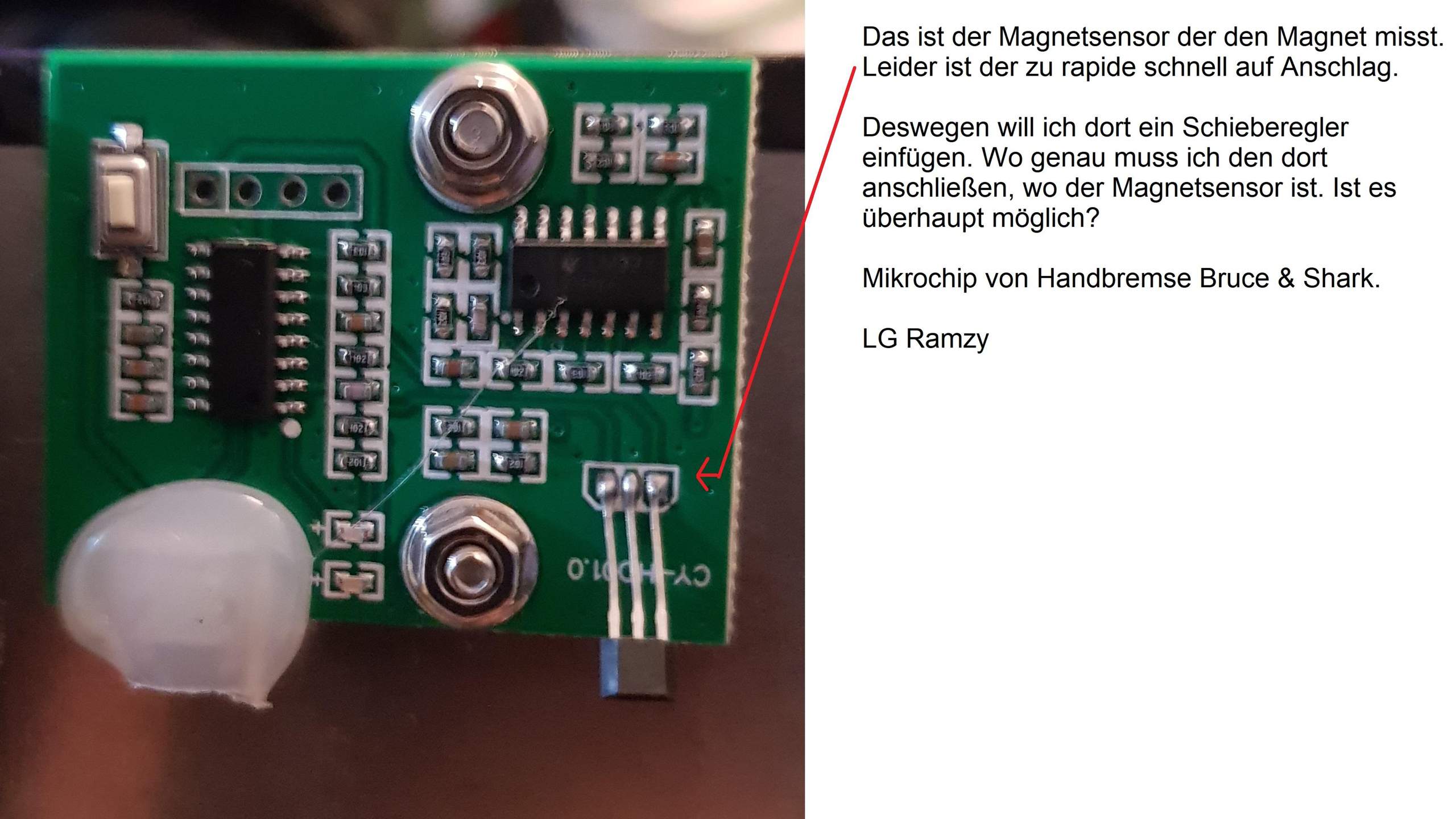 Wie kann ich diesen Schieberegler auf diesen Mikrocontroller anschließen? (PC, Elektronik ...