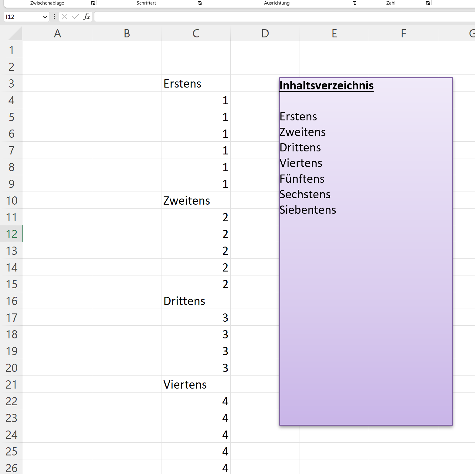 Wie Kann Ich Eine Texbox Oder Eine Form In Excel Immer An Der Gleichen