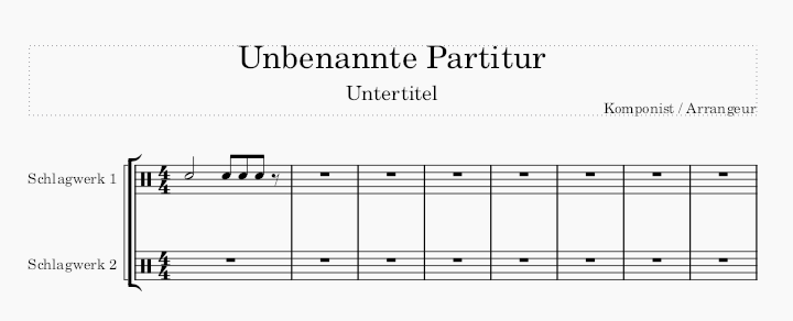 Wie kann ich ich MuseScore vernünftig Triolen bauen? (Noten ...