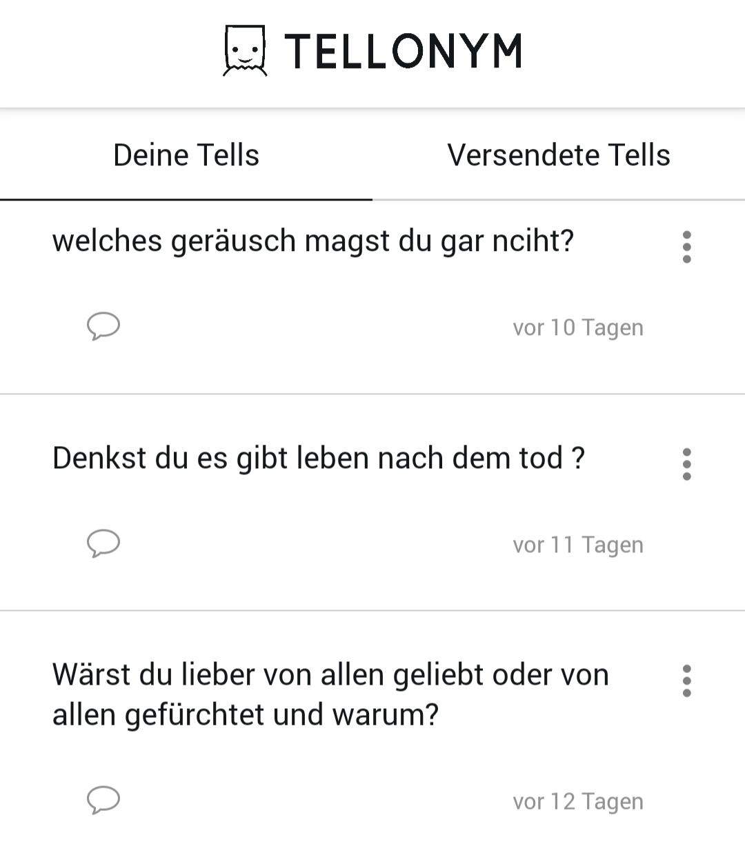 Wie kann man Botfragen von "echten" Fragen auf Tellonym unterscheiden ...