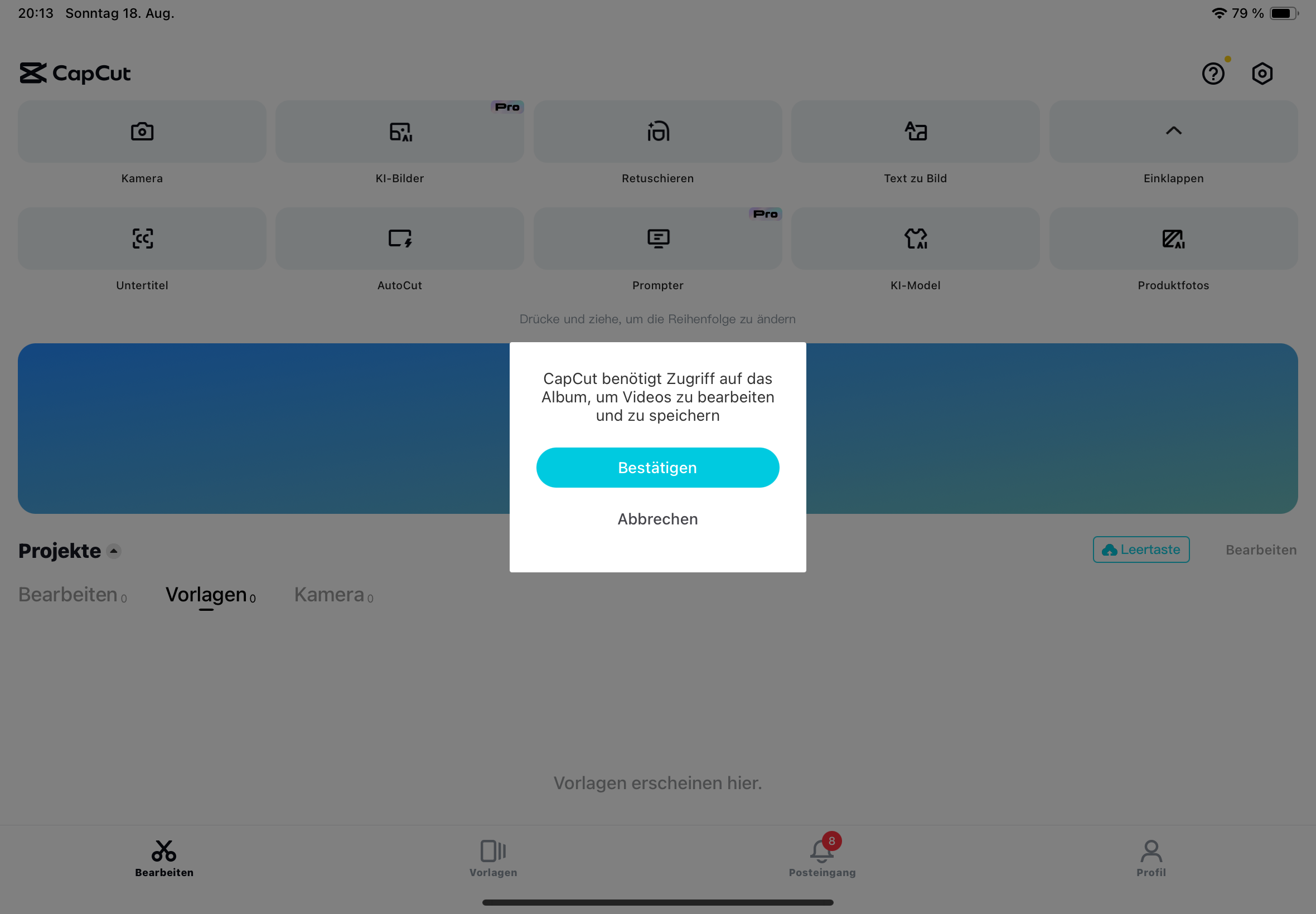 Wie kann man das erlauben? (Apple, iPhone, CapCut)